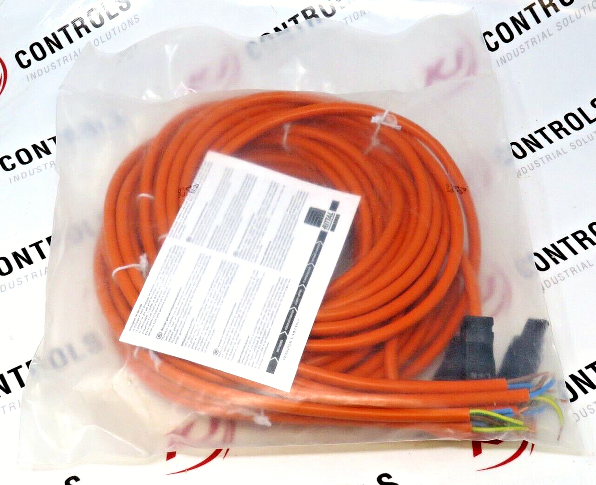 Rittal SZ 2500.400 Connection Cable for LED System Light, 3-Pole, 3m