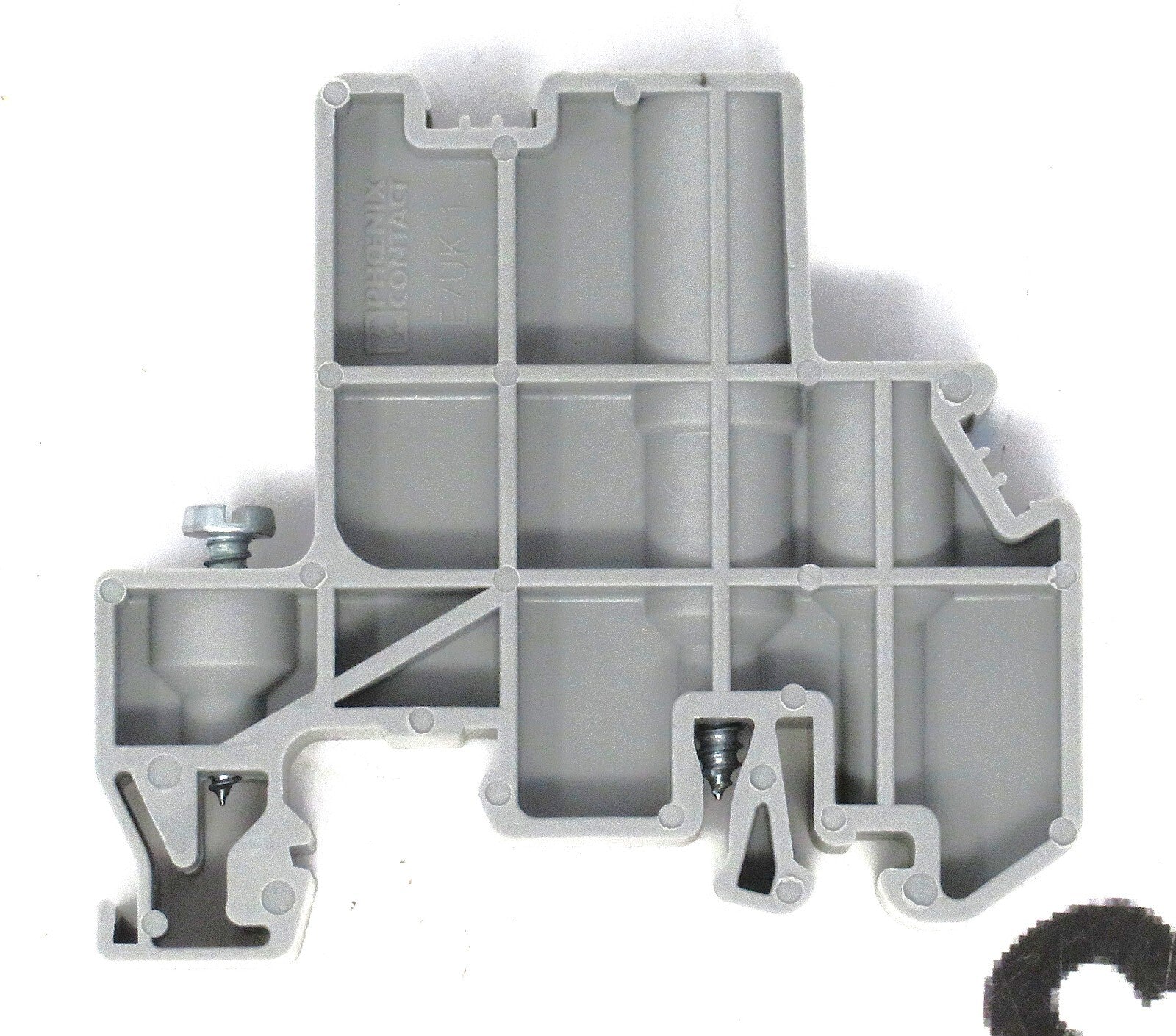 Phoenix Contact E/UK 1 End Clamp Terminal Block 10mm Grey 3-Level - Lo