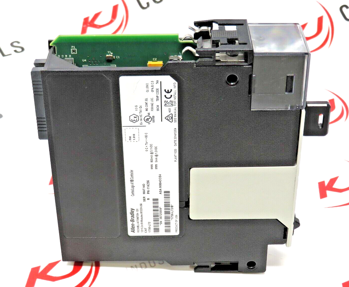 Allen-Bradley 1756-L72 ControlLogix 5572 PLC 4MB Controller With USB I