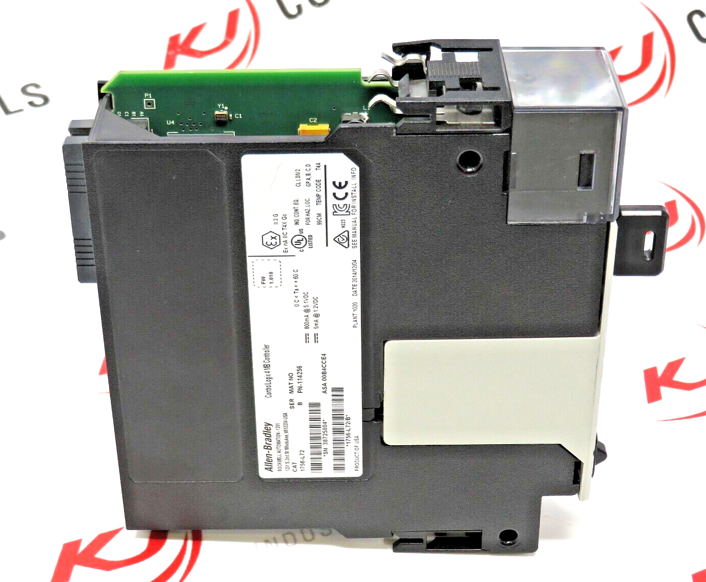 Allen-Bradley 1756-L72 ControlLogix 5572 PLC 4MB Controller With USB I