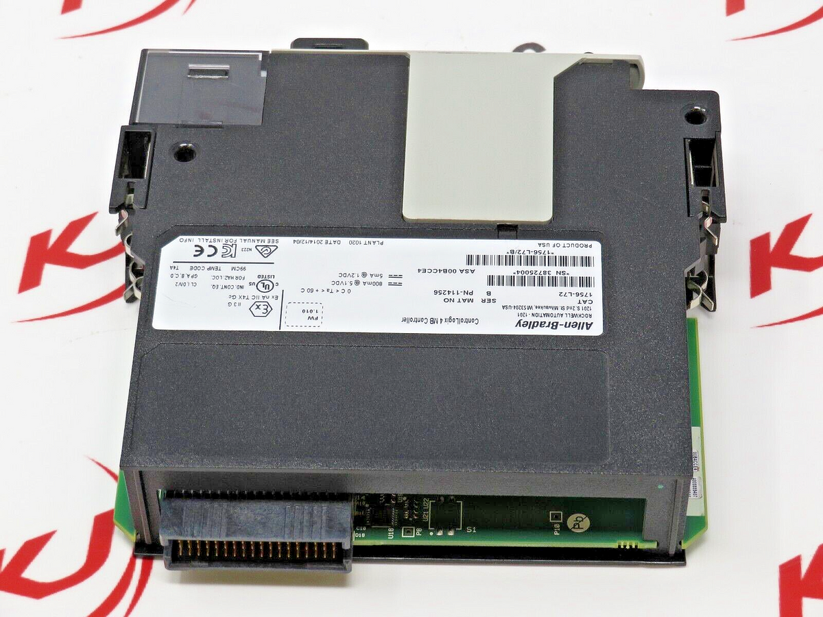 Allen-Bradley 1756-L72 ControlLogix 5572 PLC 4MB Controller With USB I
