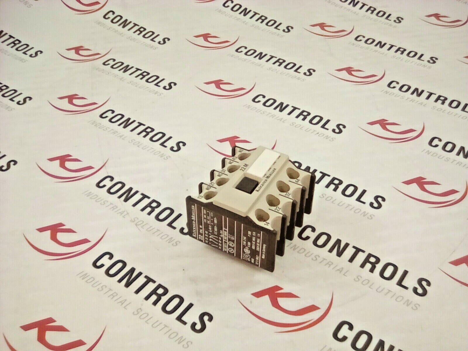 Eaton Klockner Moeller 22DILM Auxiliary Contact Block 2NO/2NC 15A